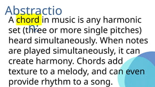 MUSIC Q4 W2 D2 - Chords in music and its type | PPTX