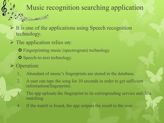 Music recognition | PPTX