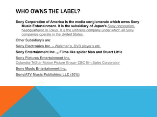 Music record companies | PPT