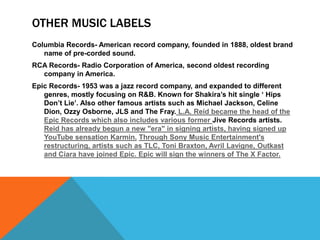 Music record companies | PPT
