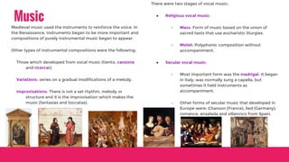 Music in the Renaissance period | PPT