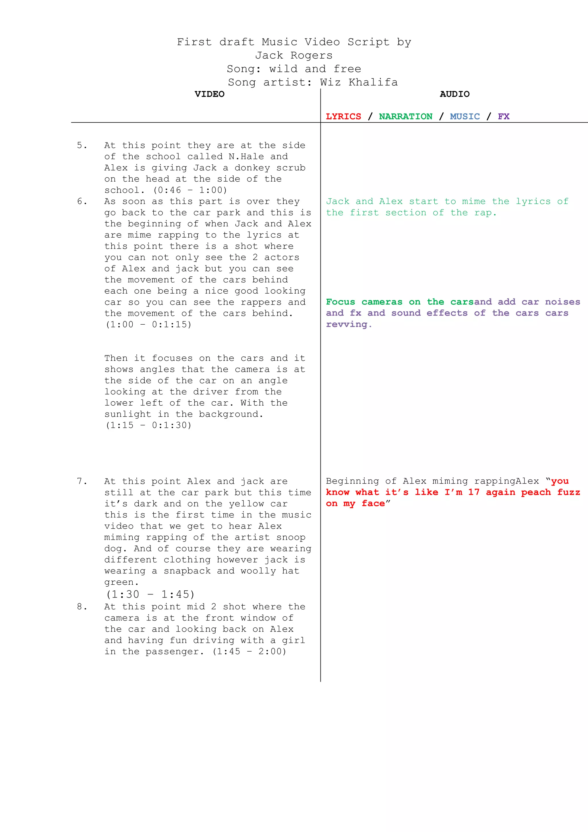 Music skript draft | DOCX