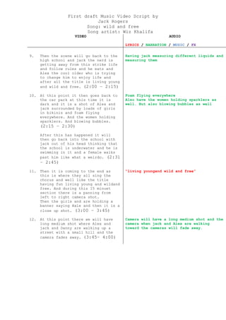 Music skript draft | DOCX | Music Video | Genres