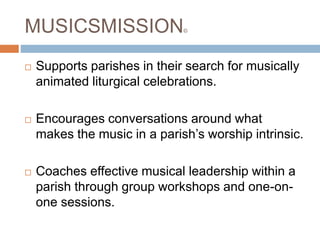 MUSICSMISSION | PPTX
