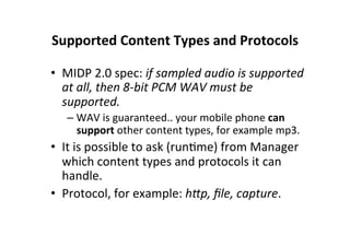MIDP: Music and Sound | PPT