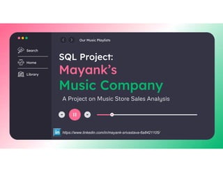 Music Store Sales Analysis-- SQL Project | PDF