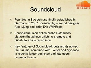 Music Streaming | PPTX | Digital Audio | Computer Software and Applications