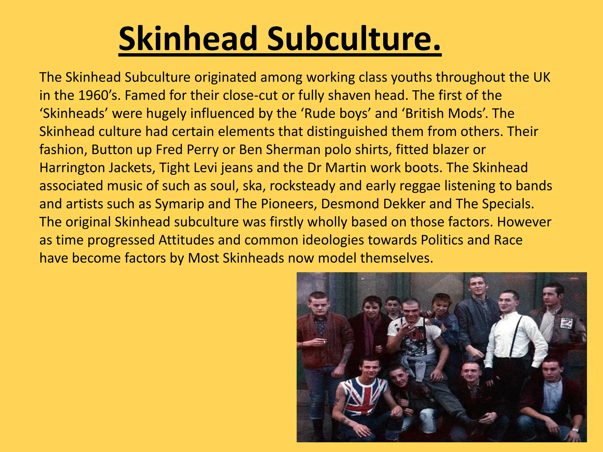 Music subcultures 2 | PDF