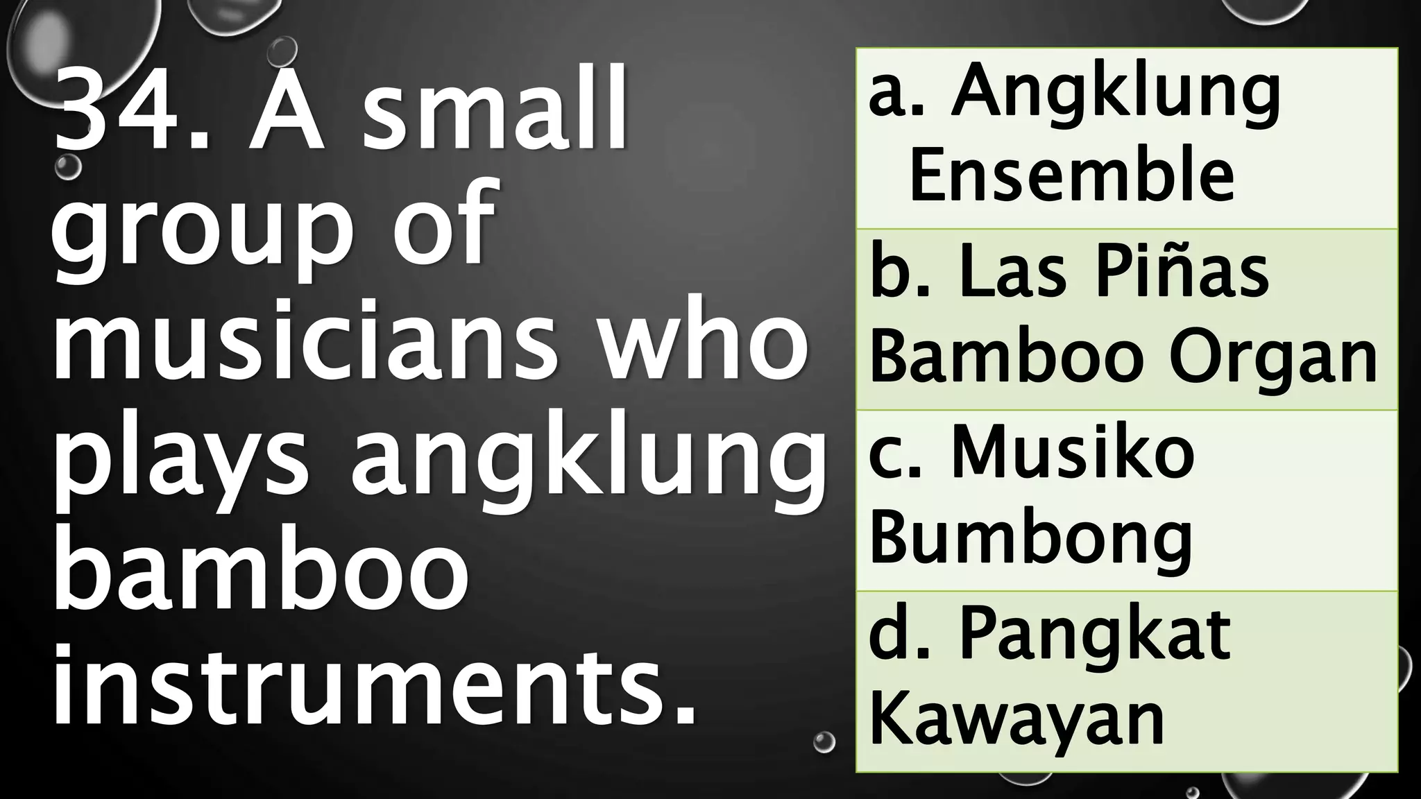 SUMMATIVE TEST IN MUSIC 1ST QUARTER | PPTX