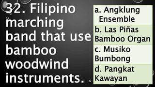 SUMMATIVE TEST IN MUSIC 1ST QUARTER | PPTX