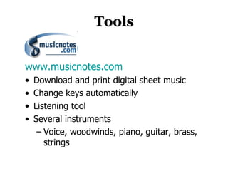 Music Technology for Teachers | PPT