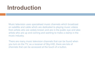 Music Television | PPTX