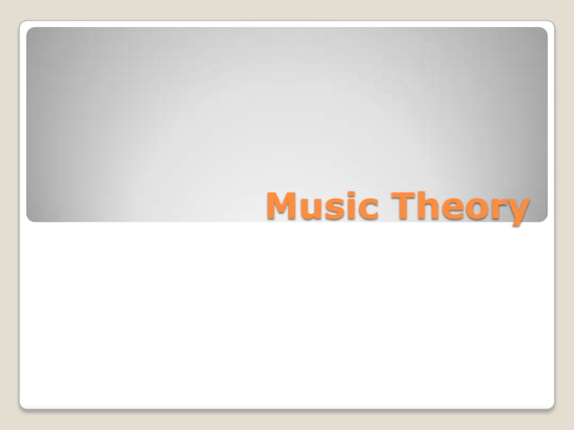 Music Theory
