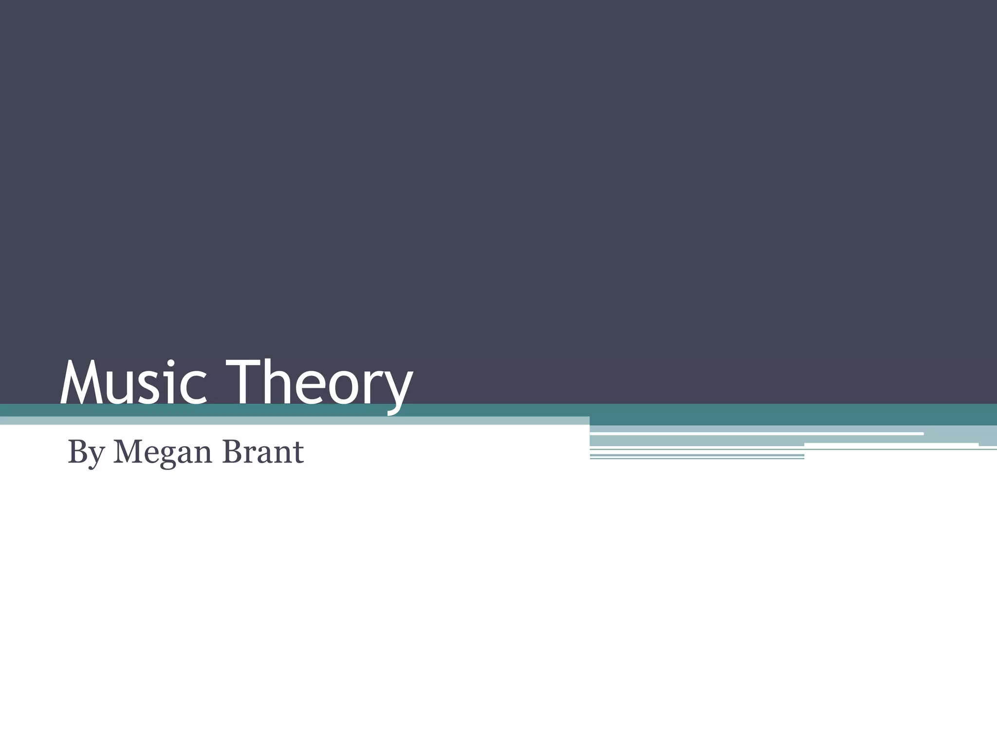 Music theory | PPT