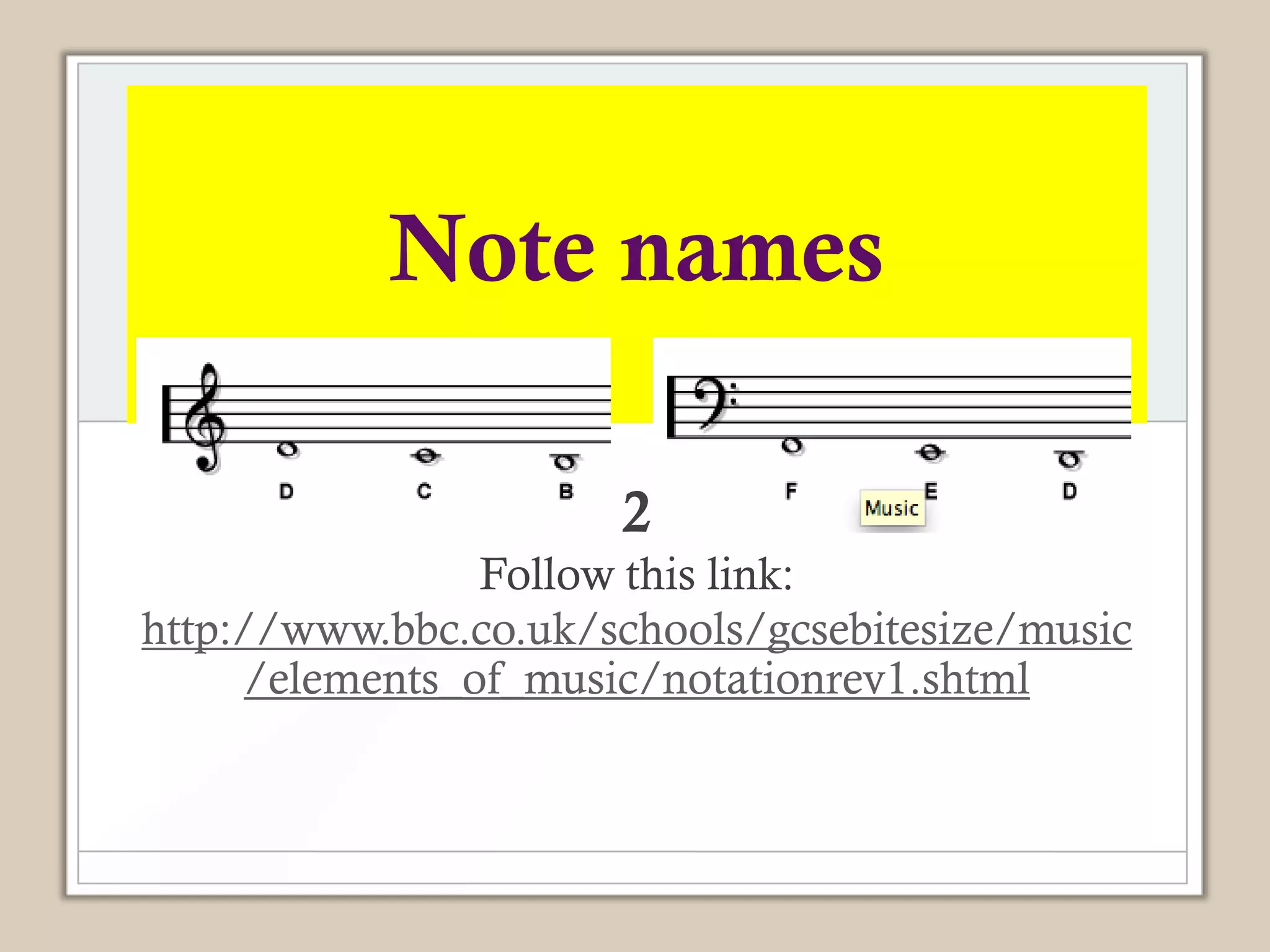Music theory basics | PPTX