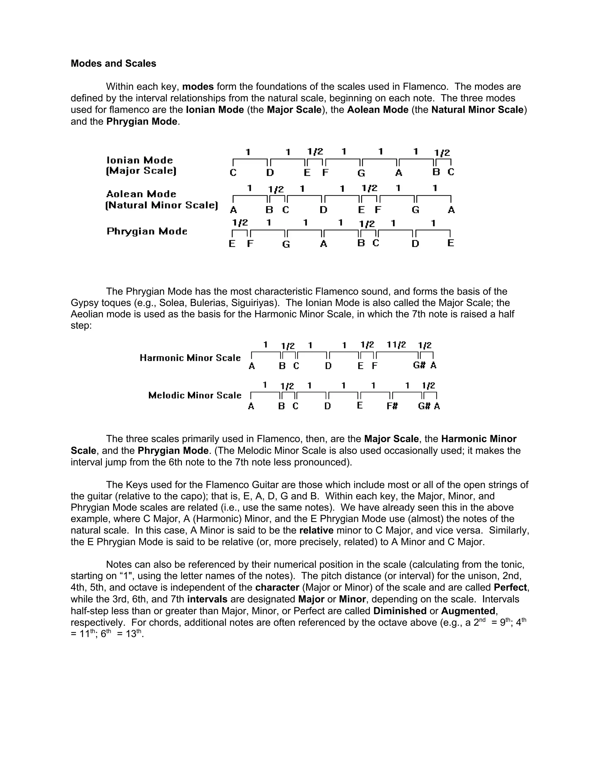 Music theory for flamenco | PDF