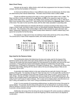 Music theory for flamenco | PDF