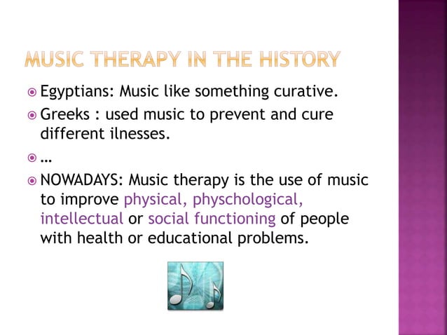 Music therapy | PPT
