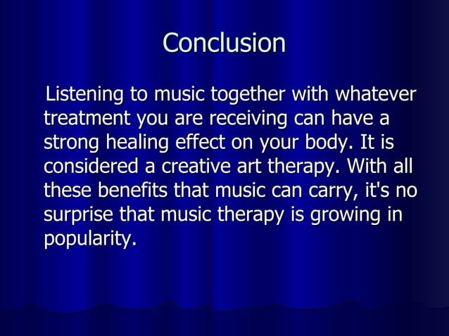Music Therapy | PPT