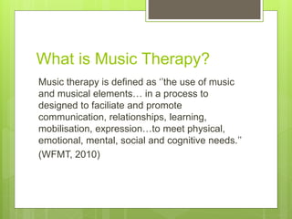 Music therapy | PPT