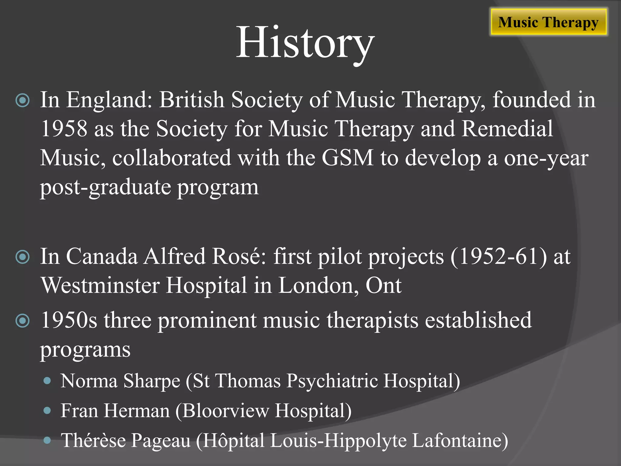 Music therapy | PPTX