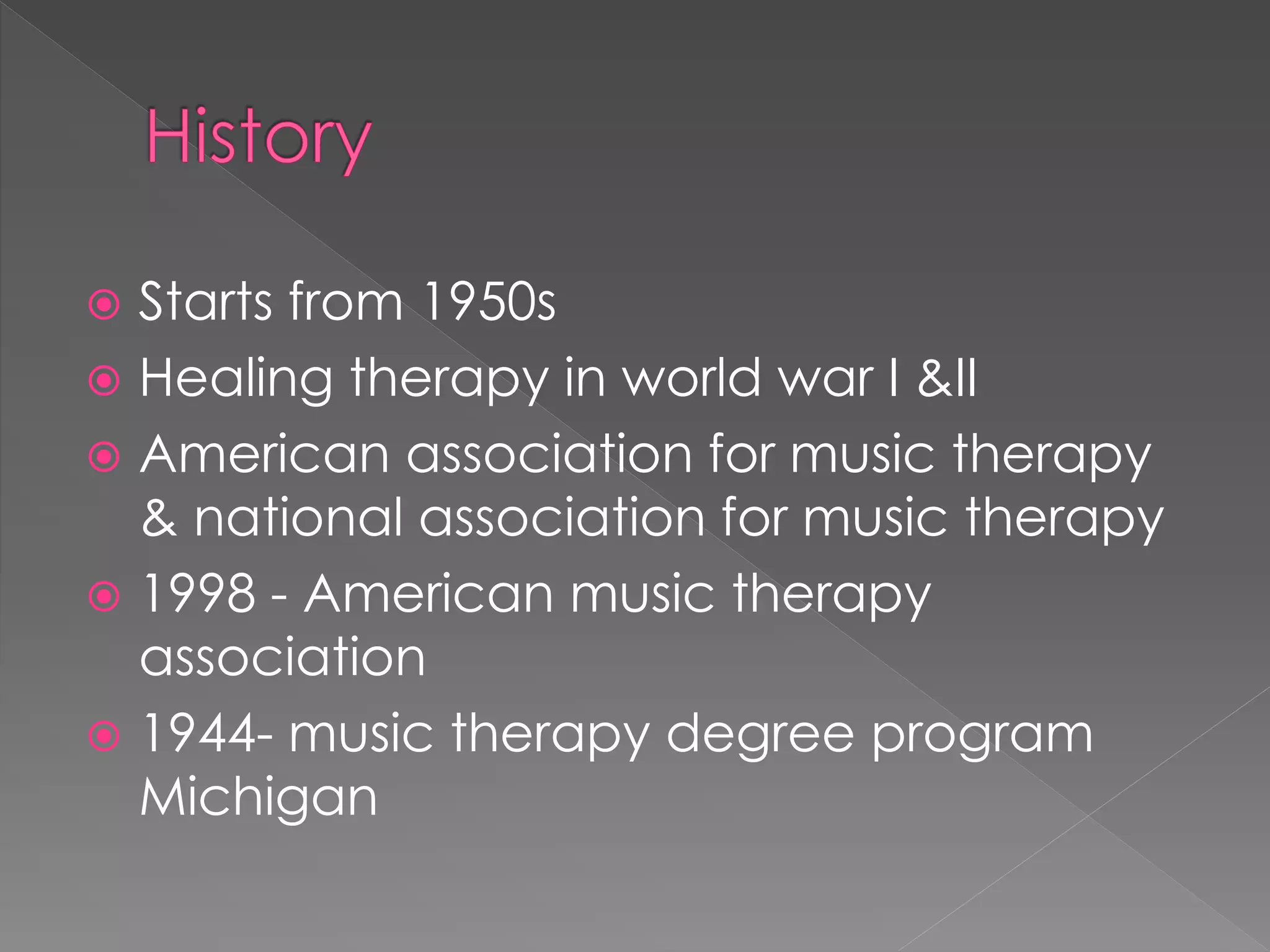 Music therapy | PPTX