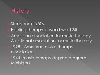 Music therapy | PPTX