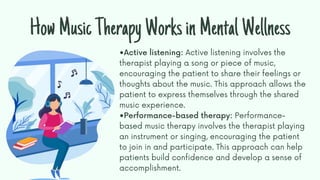 Music Therapy and its benefits in Mental Wellness | Solh Wellness | PPT