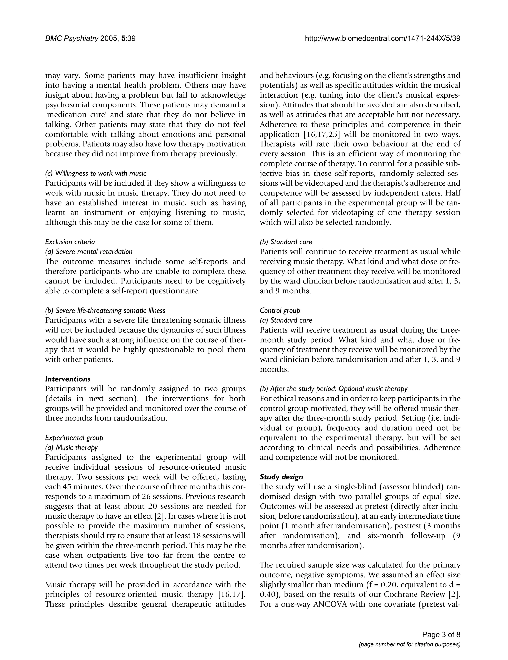 Music therapy for psychiatric patients | PDF