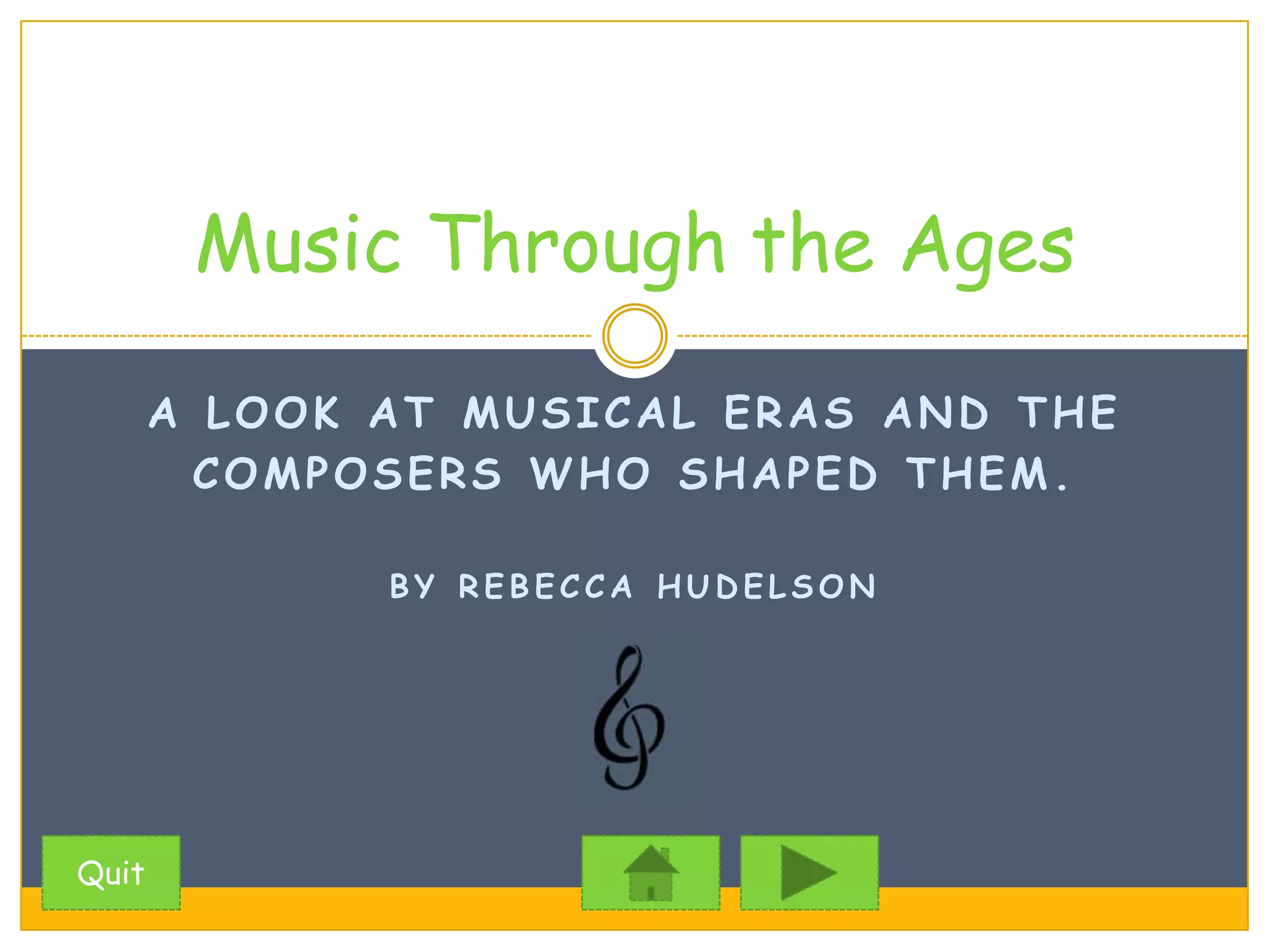 Music Through The Ages Power Point | PPTX