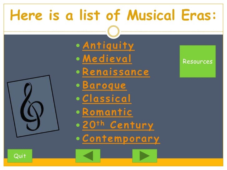 Music Through The Ages Power Point