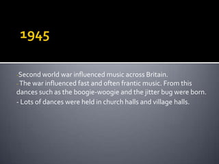 Music through the decades | PPTX