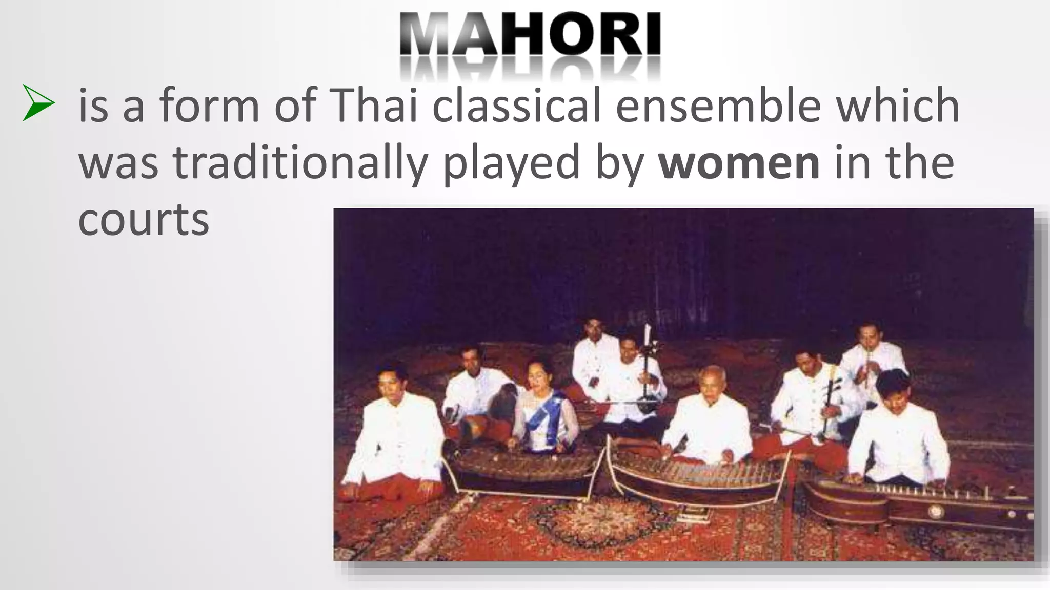 Music of Thailand - MAPEH 8 (Music 1st Quarter) | PPTX