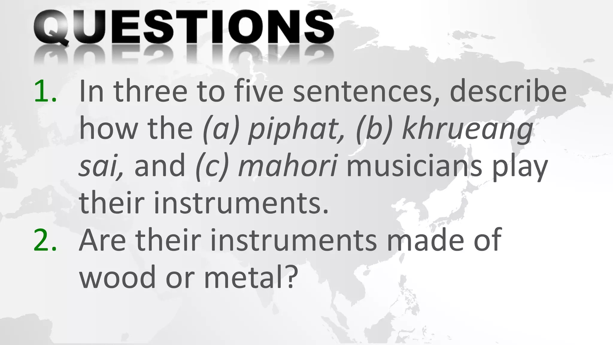 Music of Thailand - MAPEH 8 (Music 1st Quarter) | PPTX