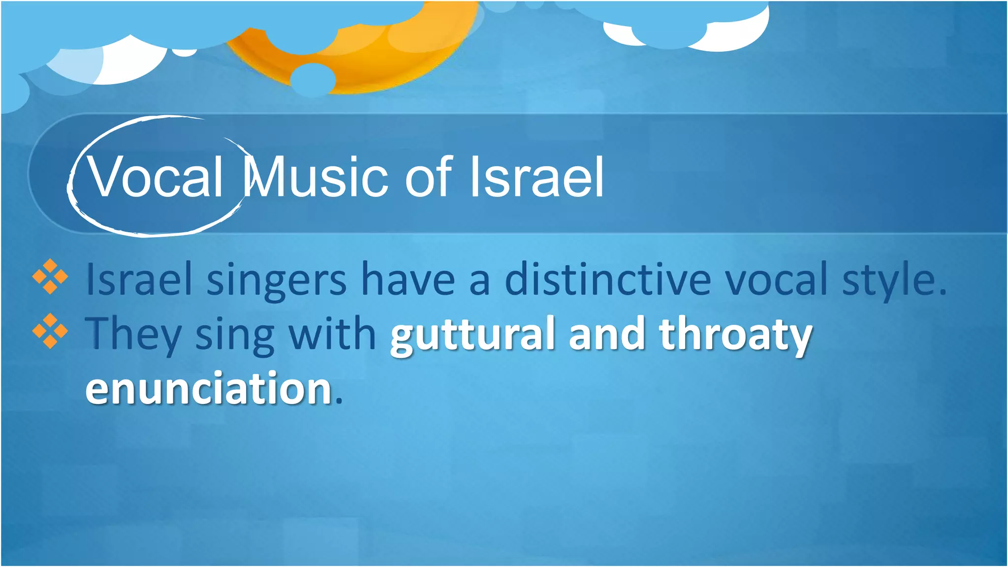 Music of Israel - MAPEH 8 (Music 3rd Quarter) | PPTX