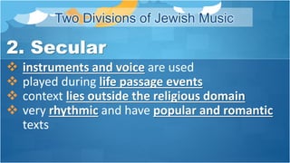 Music of Israel - MAPEH 8 (Music 3rd Quarter) | PPTX