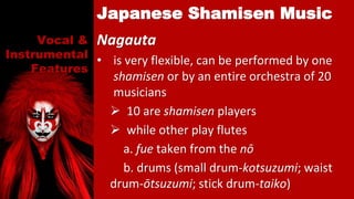 Japanese Theater - MAPEH 8 (Music 4th Quarter) | PPSX