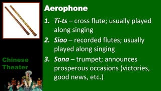 Chinese Theater - MAPEH 8 (Music 4th Quarter) | PPSX