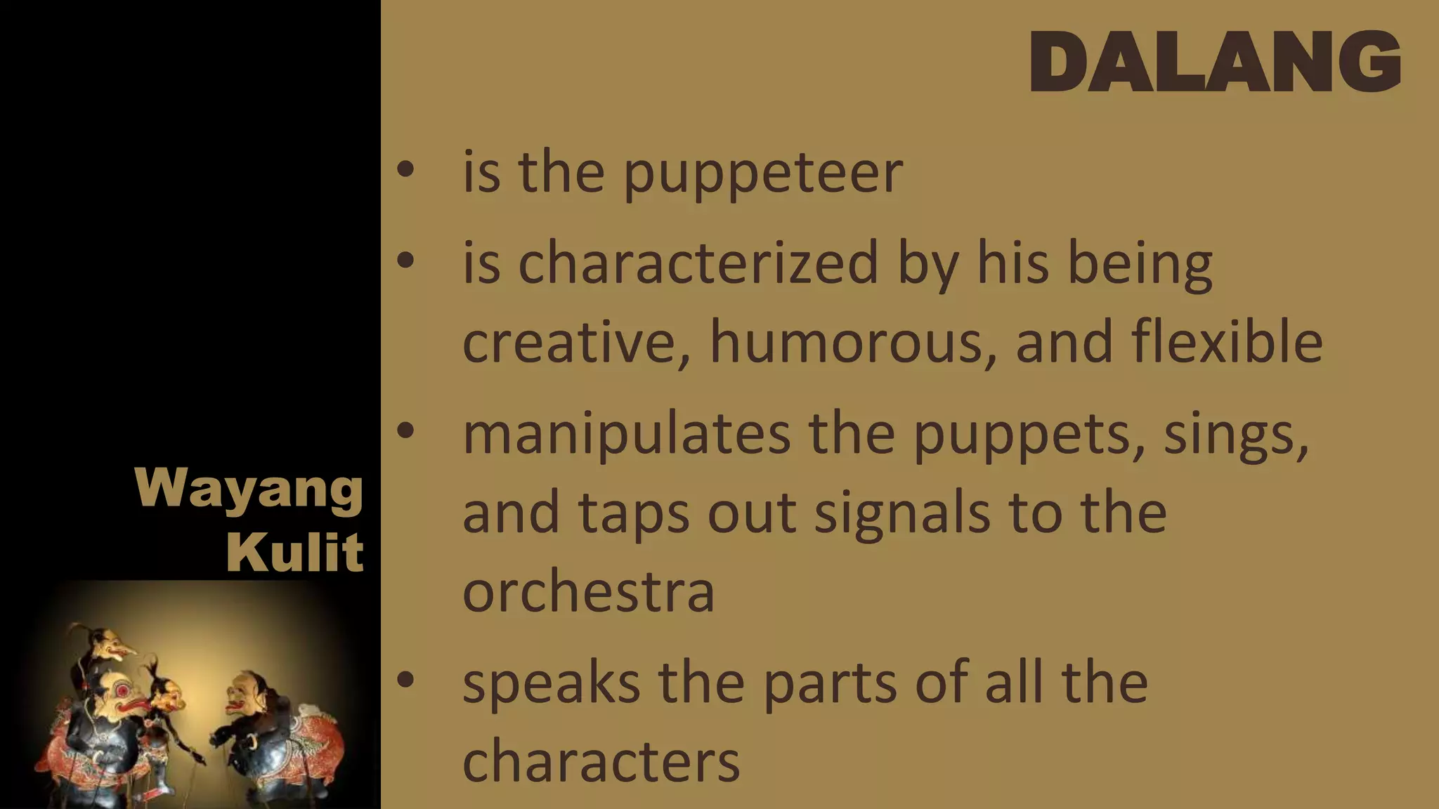 Indonesian Theater - MAPEH 8 (Music 4th Quarter) | PPSX