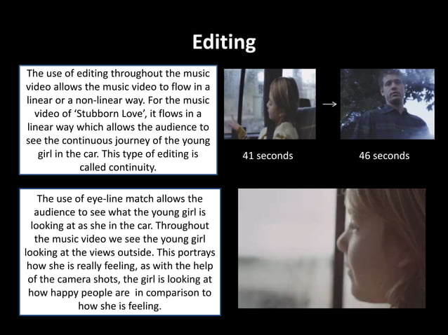 Music Video analysis: The Lumineers- 'stubborn love' | PPTX