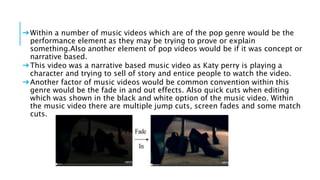 Music video analaysis | PPT