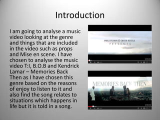 Music video analysis | PPT