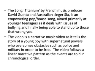 Music video analysis | PPTX
