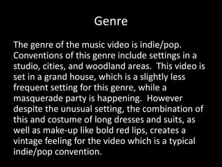 Music Video Analysis | PPT