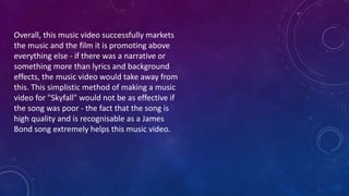 Music video analysis | PPTX