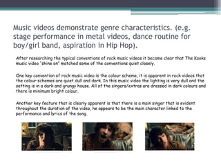 Music video analysis | PPT