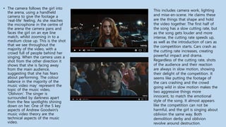 Music video analysis | PPTX