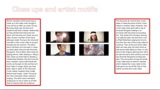 Music video analysis | PPTX