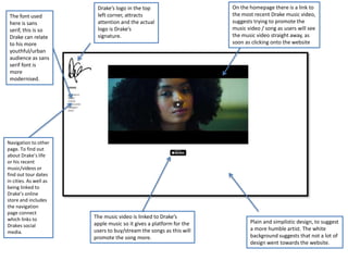 Music video analysis drake | PPT