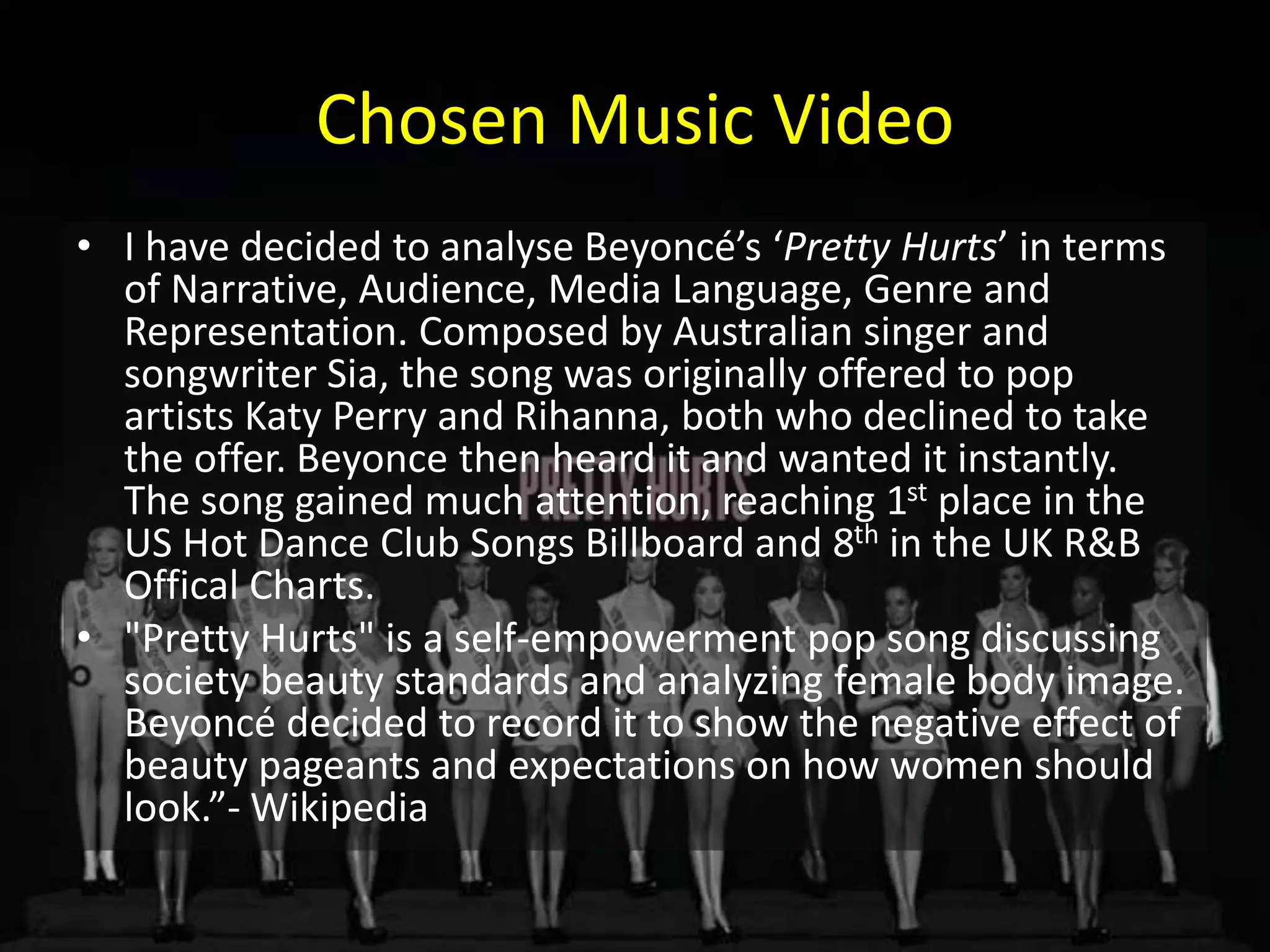 Music video analysis 2 | PPTX